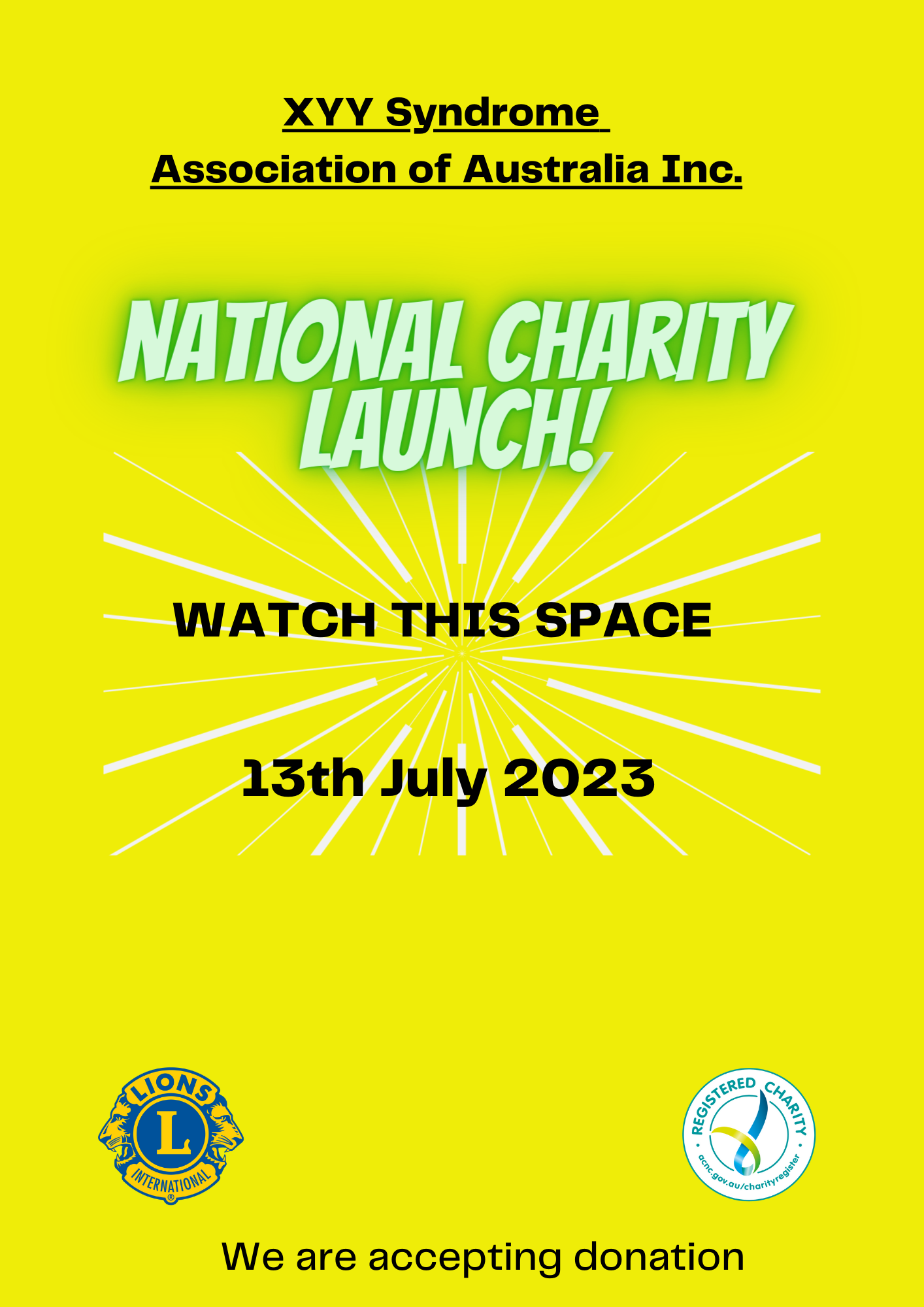 Watch this space! | XYY Syndrome Association of Australia Inc.